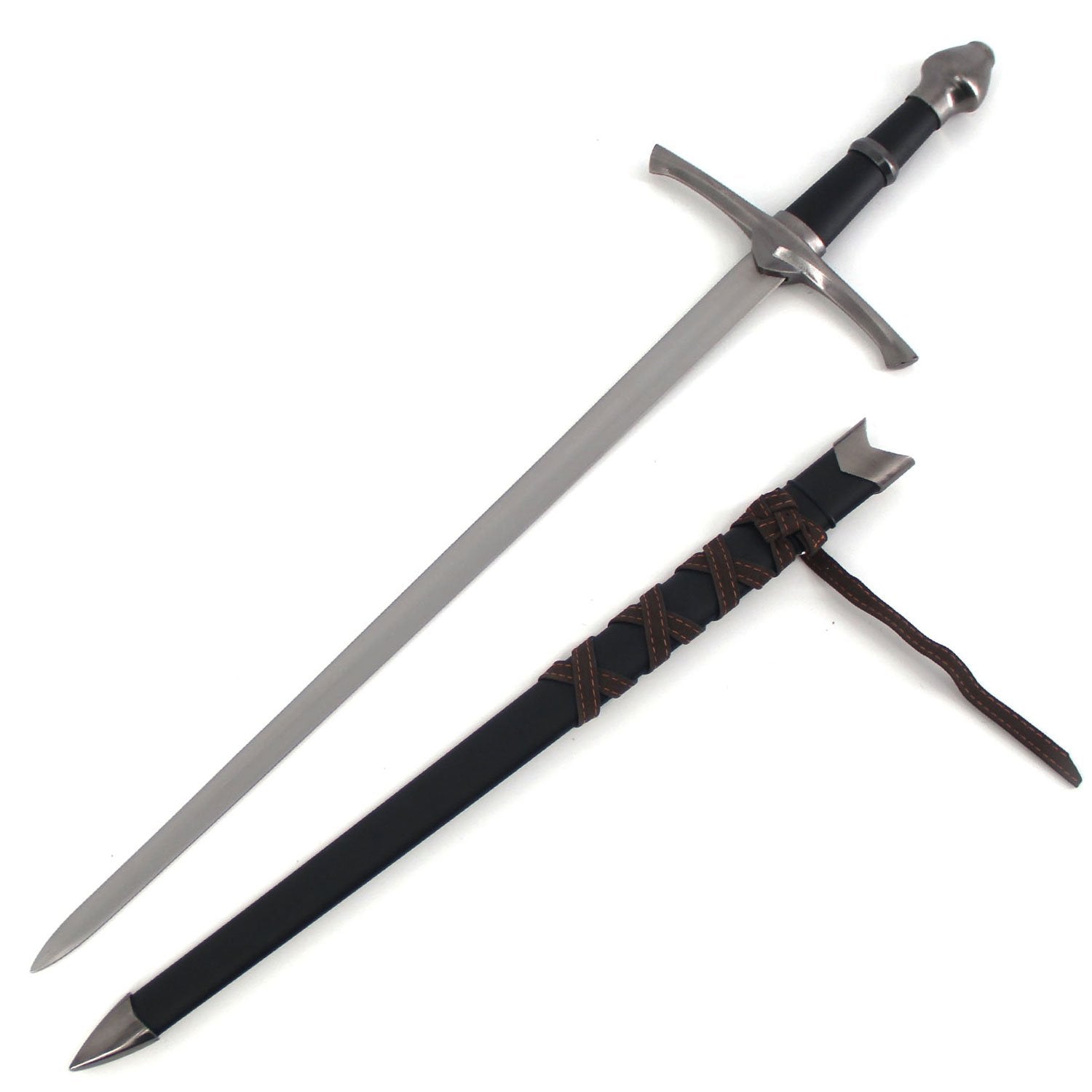 24 Inch Rangers Short Sword with Scabbard – Finish Edge